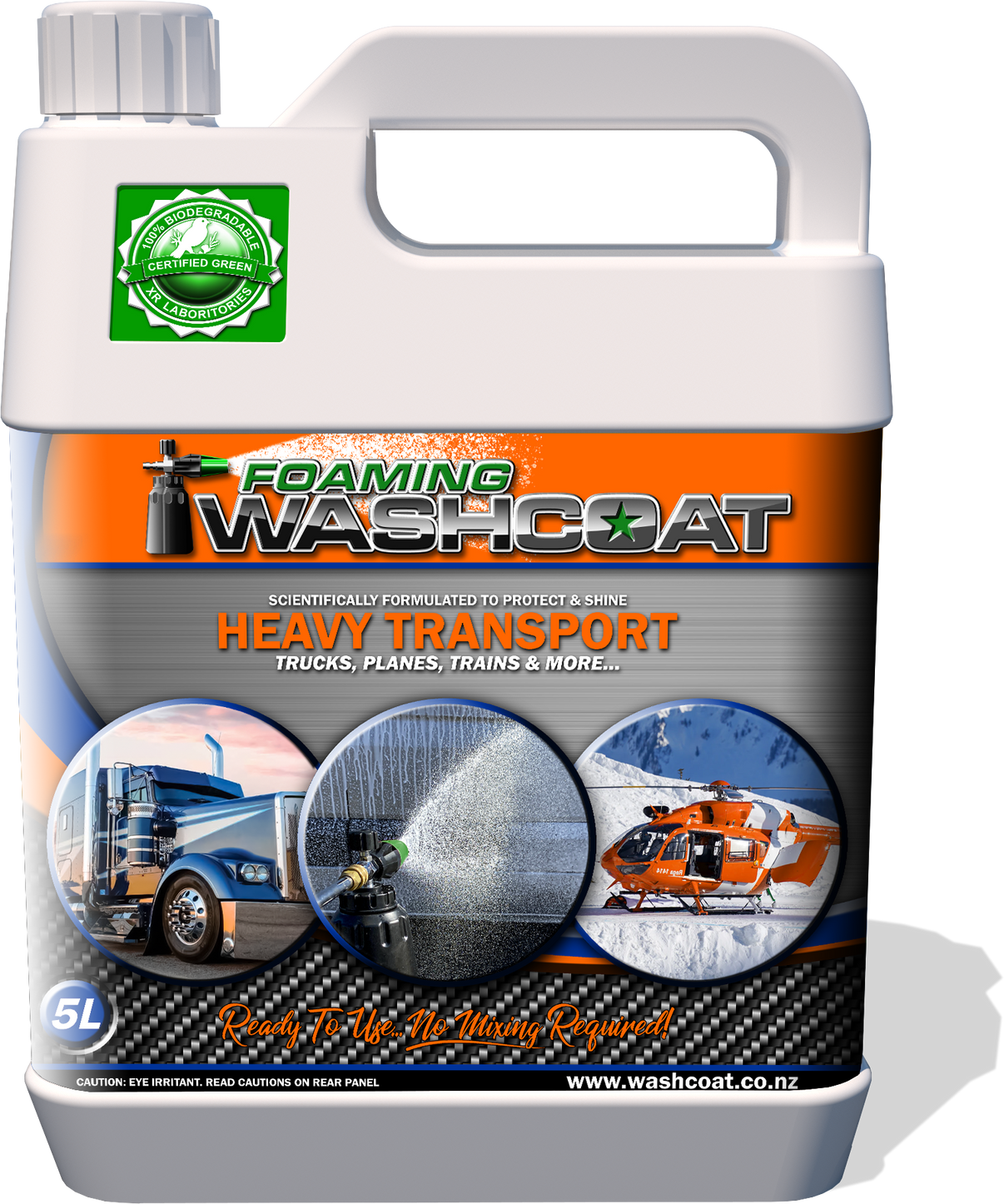 Foaming WashCoat Heavy Goods 5 Litre – Washcoat NZ